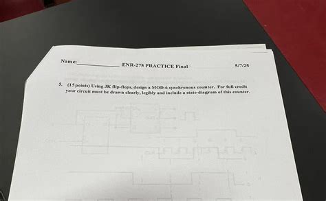 5 15 ﻿points ﻿using Jk Flip Flops Design A Mod 6