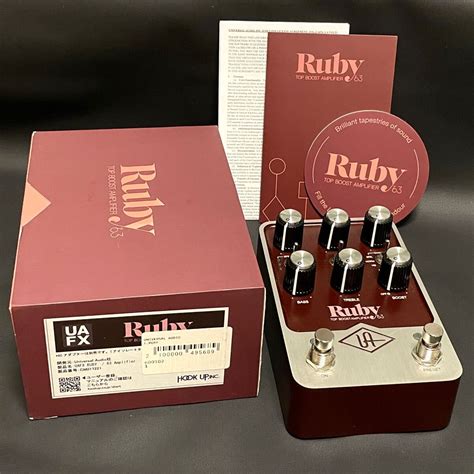 Yahoo オークション Universal Audio Uafx Ruby 63 Top Boost Amplif