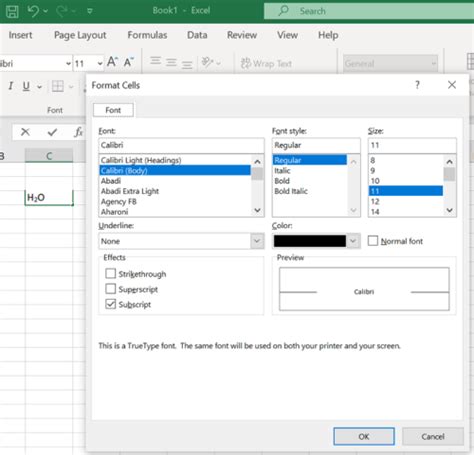 Format Text As Superscript Or Subscript In Word Excel Powerpoint