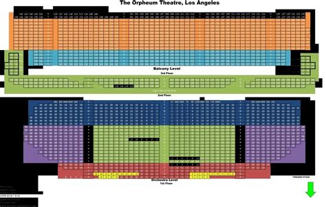 Sf Orpheum Seating Chart Hamilton