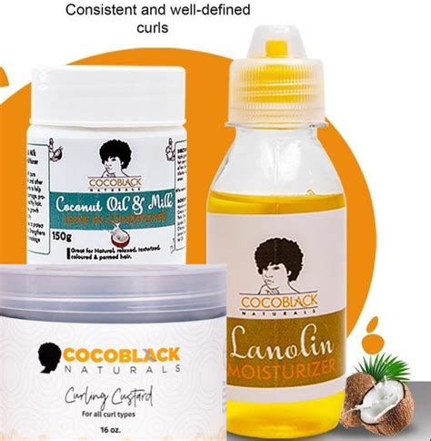 Coco Black Naturals Curling Custard Chebe Products