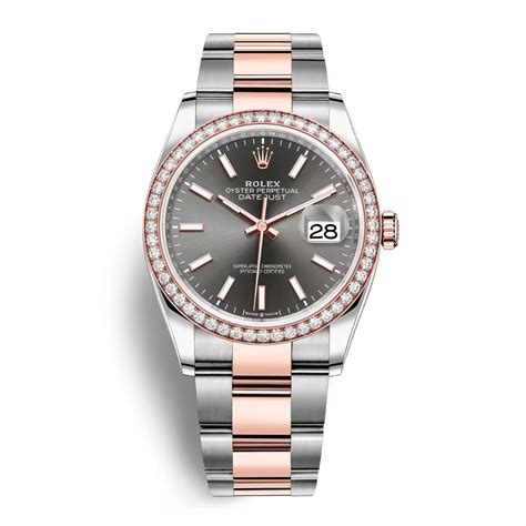 Đồng Hồ Rolex Datejust 36mm 126281rbr 0002 Mặt Số Rhodium Cọc Dạ Quang