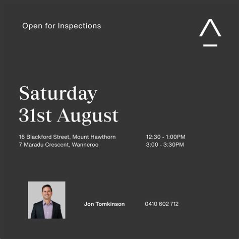 Open For Inspection This Weekend 🕵️ 🏘 📍 16 Blackford Street Mount Hawthorn 🛏️ 3 🛁 1 🚘 2