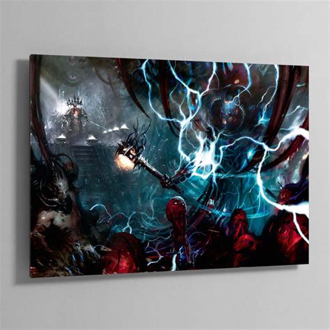 Abaddon Meets Vashtorr Art Print Warhammer 40k Collectible