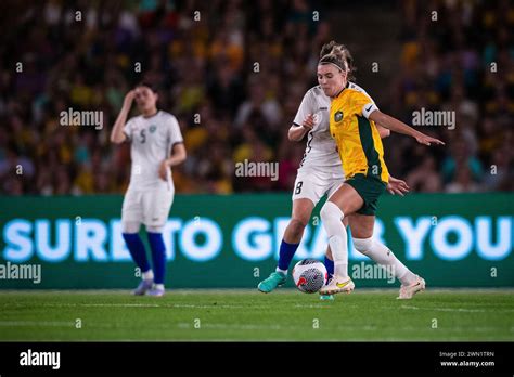 Melbourne Australia 28 February 2024 Steph Catley Of Team Australia