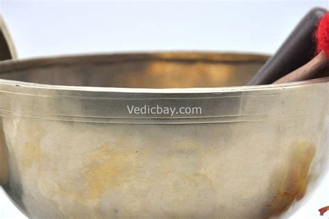 9 Inch Tibetan Lingam Singing Bowl Deep Resonance Power Vedic Bay