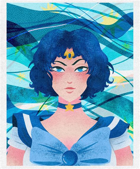Sailor Mercury Fan Art By Emilyeliseillust On Deviantart