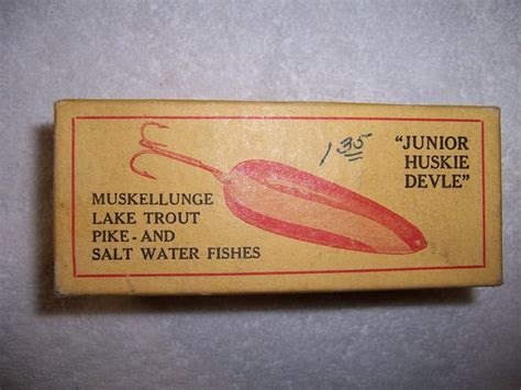 Vintage Large Musky Daredevil Metal Spoons Original Sharp Box Pittsburghfieldfinds