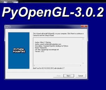 PyOpenGL Download Binding Layer Between Python And OpenGL