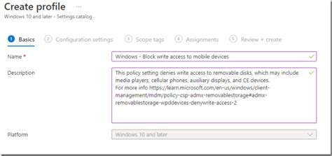 Intune Manage Write Access To Mobile Storage And Removable Data Drives