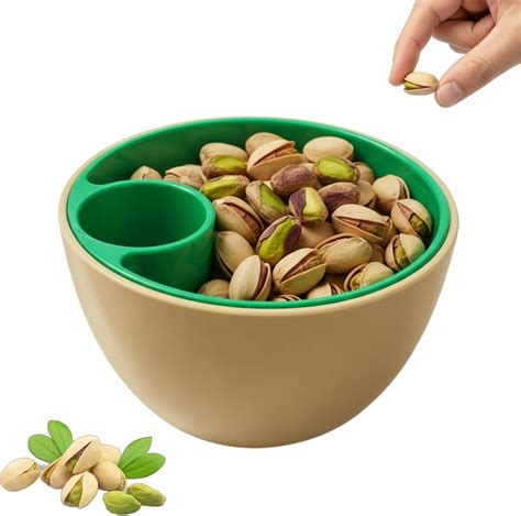 Lqdxzq Pistachio Bowl With Shell Storage 3d Plastic