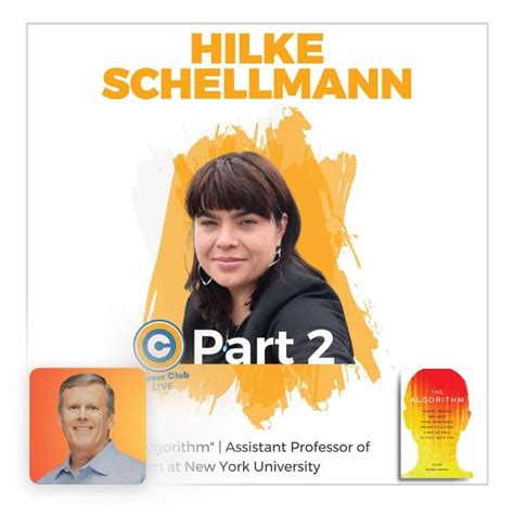 Career Club On Linkedin Author Of The Algorithm Hilke Schellmann