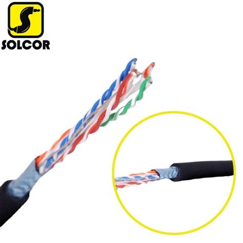 Cable Ethernet Cat6 F Utp Flexible Solcor Audio