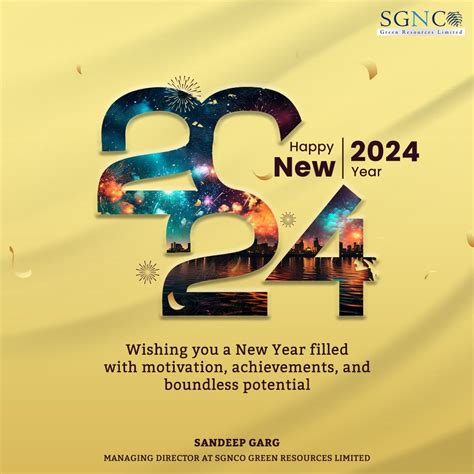 Sandeep Garg On Linkedin Sgnco Newbeginnings Newyear2024 Cheerstosuccess