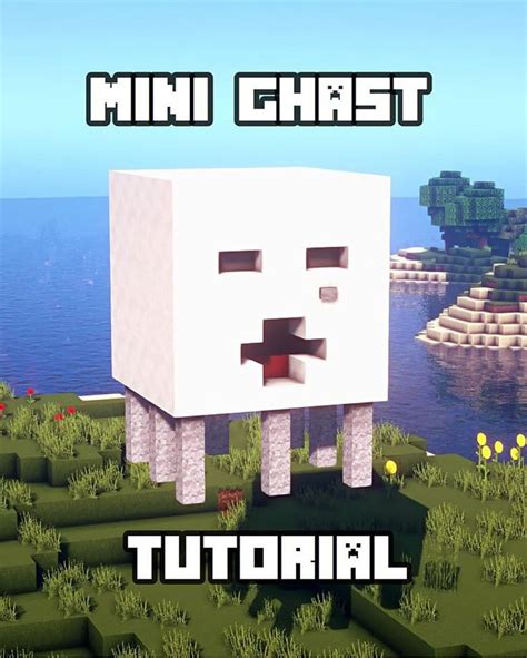 Minecraft Small Ghast Statue Tutorial