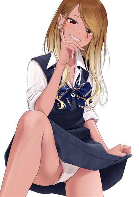 Rule 34 1girls Ass Visible Through Thighs Black Sweater Vest Blonde Hair Blue Bow Blue Bowtie