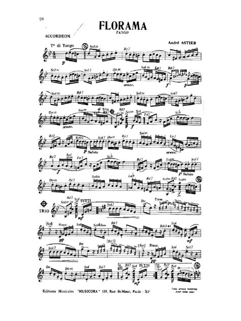 André Astier Florama Tango Pdf