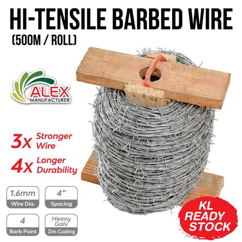 High Tensile Barbed Wire Security Fencing Wire Mesh