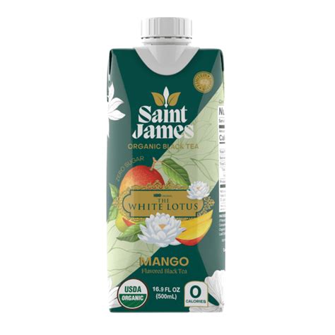 Saint James Iced Tea The White Lotus Mango Black Tea 16 9 Fl Oz
