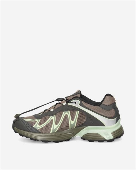 Salomon Xt Whisper Sneakers Walnut Peat Butterfly In Green For Men