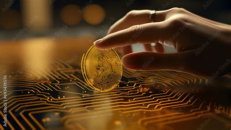 Digital Fingerprint Scanner Enhancing Security Biometric Identity Data Protection Scan