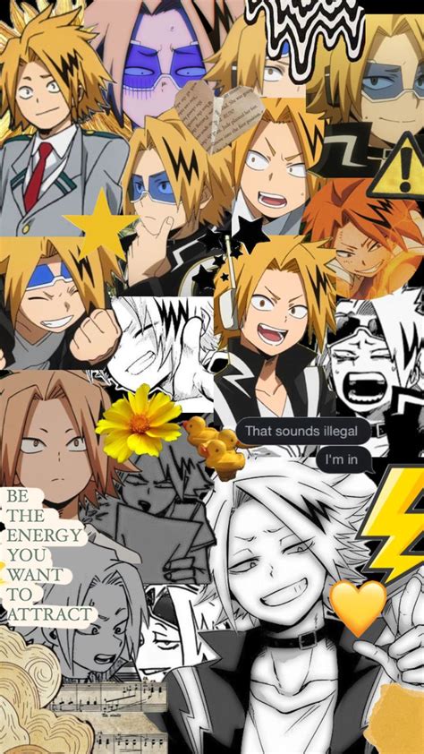 Denki Wallpaper Mha Denki Cute Denki Fanart Human Pikachu