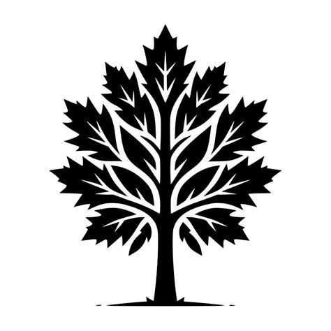 Strong Canopy Tree Design For Cricut Silhouette And Laser Machines
