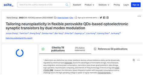 Tailoring Neuroplasticity In Flexible Perovskite Qds Based