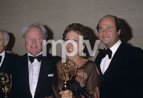 Jean Stapleton With Carroll Oconnor And Rob Reiner At The Emmy