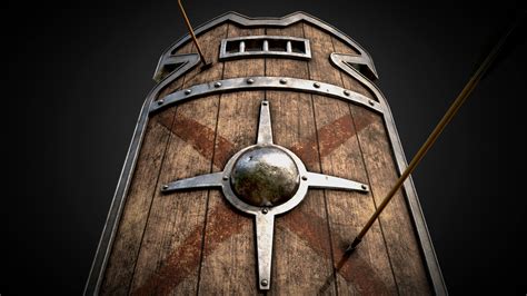 Artstation Battleworn Tower Shield
