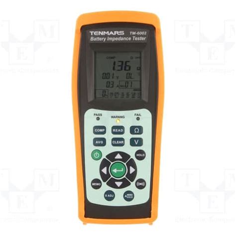 Tenmars Tm 6002 Battery Impedance Meter Techmaster Electronics Jsc