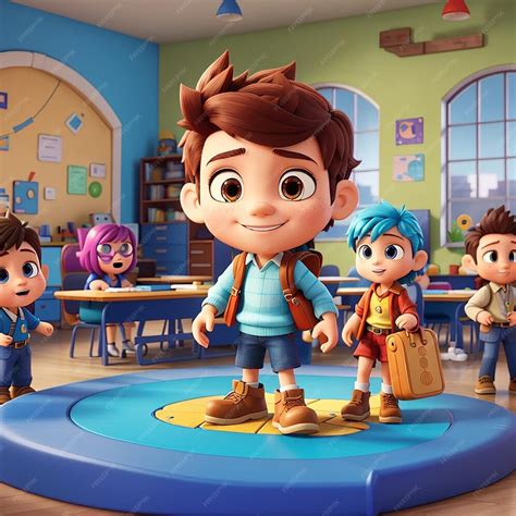 Premium Photo Character Quest Classroom