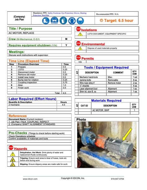 Maintenance Planning Use Pictures For Clear Work Plans Idcon