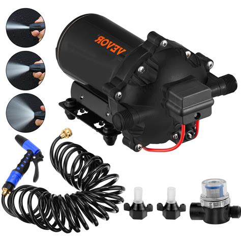 Vevor Rv Water Pump 53 Gpm 55 Gallons Per Minute 12v Water Pump