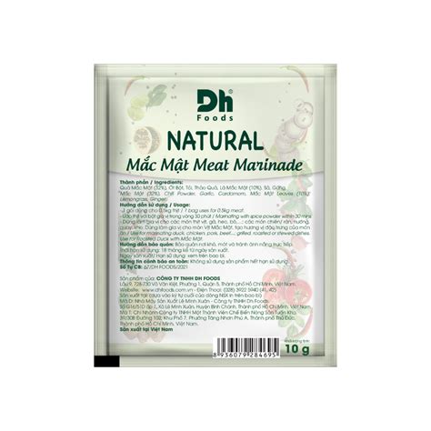 Dh Foods Nature Mắc Mật Meat Marinade 10g Davico Vina Company Limited