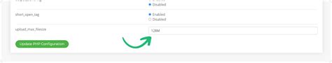 How Do I Change PHP Maximum Upload File Size 20i Support Database