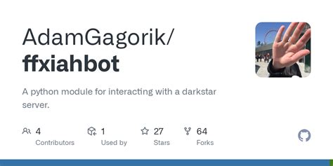 Github Adamgagorikffxiahbot A Python Module For Interacting With A Darkstar Server