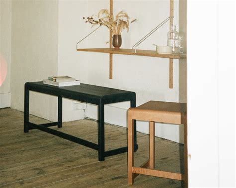 Bench 01 Ash Black Birch Frama