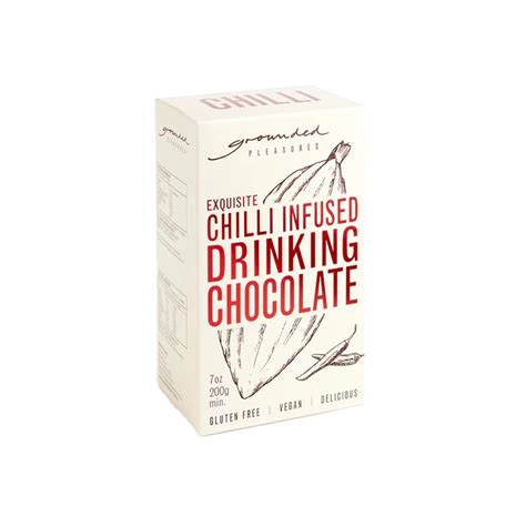 Grounded Pleasures Chilli Infused Drinking Chocolate 200g Boston