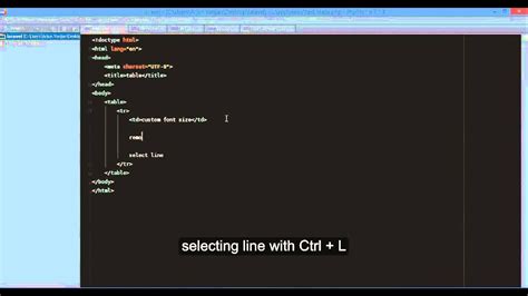phpstorm 7 shortcuts ctrl l and ctrl y to select and remove line 720p