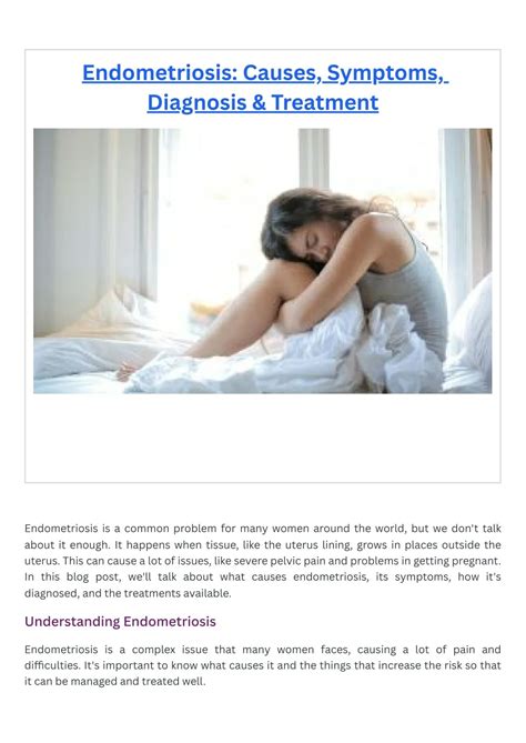 Ppt Endometriosis Causes Symptoms Diagnosis And Treatment 1
