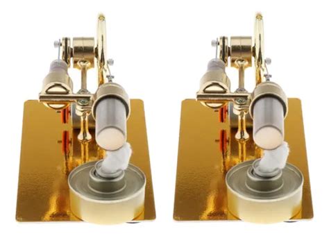2 Sterling Engine Model Engine Steam Heat Physics Toys Frete Grátis