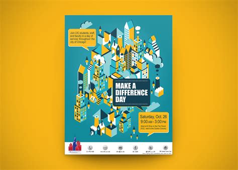 Uic Make A Difference Day Poster On Behance