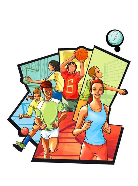 Educación Física Ilustración Portada Cover Behance
