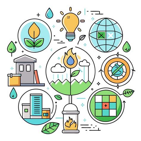 Ecofriendly Technology And Sustainable Energy Illustration Premium Ai