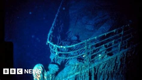 Titanic Haunting New Footage Of Shipwreck Released Bbc News