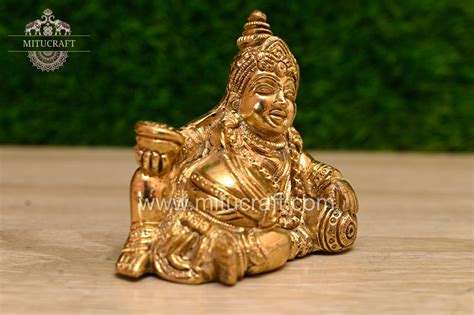 Brass Kubera Idol