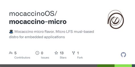 GitHub MocaccinoOS Mocaccino Micro Mocaccino Micro Flavor Micro LFS Musl Based Distro For