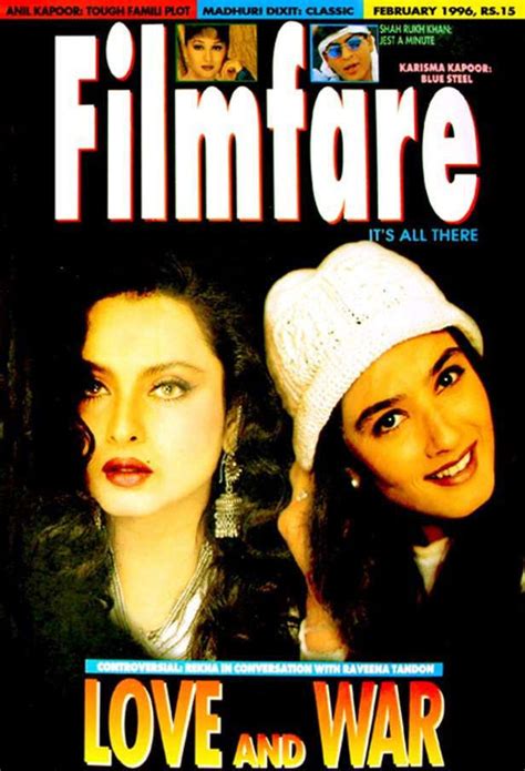 Rekha And Her Iconic Filmfare Covers Down The Years
