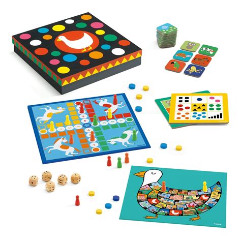 Djeco® 12 Classic Board Games